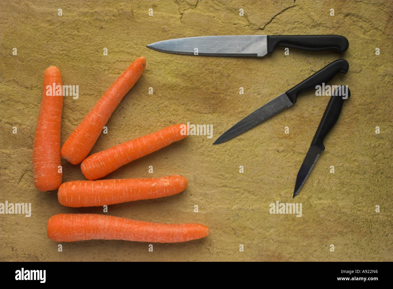 Kitchen knives selection hi-res stock photography and images - Alamy