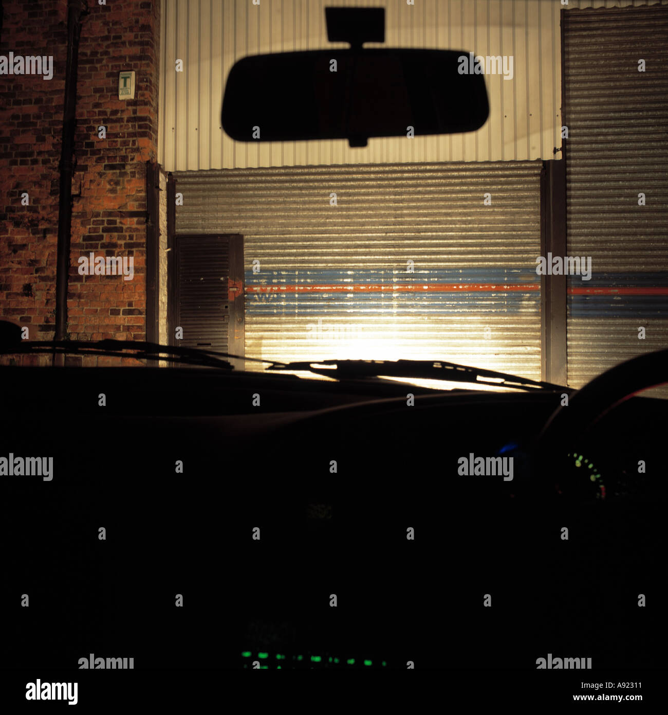 View through Windscreen Stock Photo - Alamy