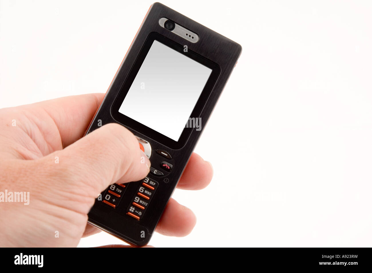 slim modern mobile phone Stock Photo - Alamy