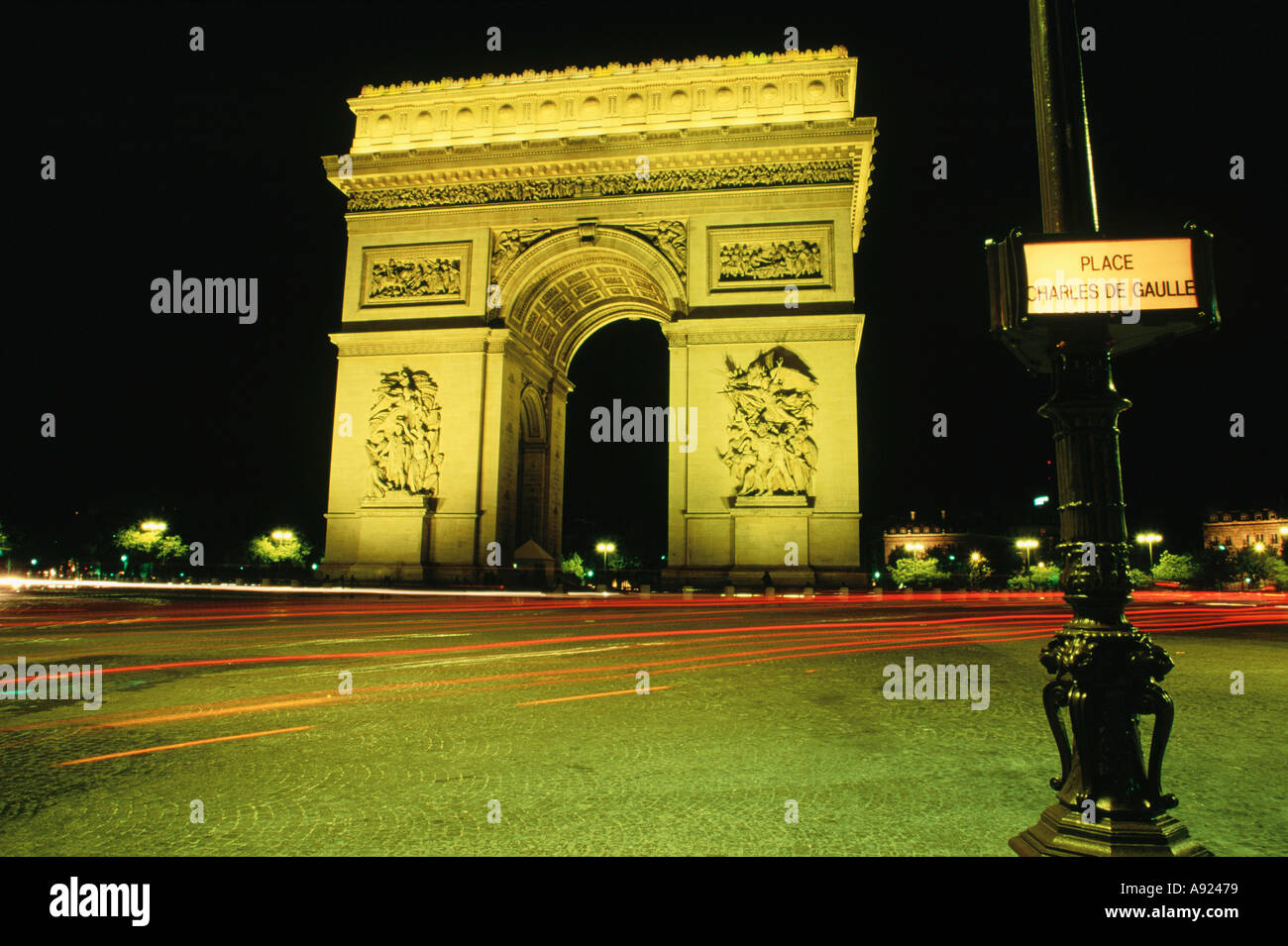 Arch de Triomphe Paris France Stock Photo - Alamy