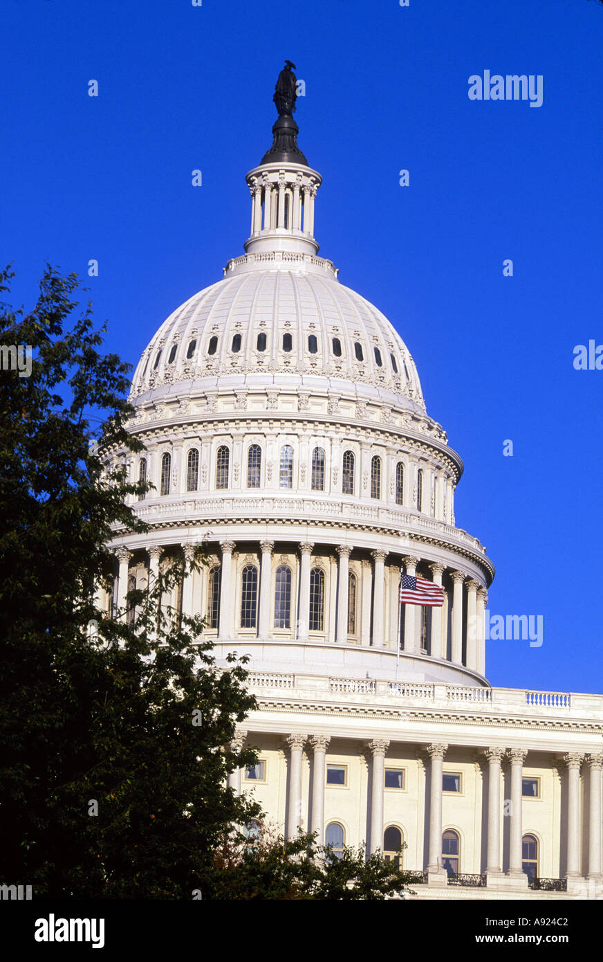 The capitol building as a symbol of power and authority hi-res stock ...