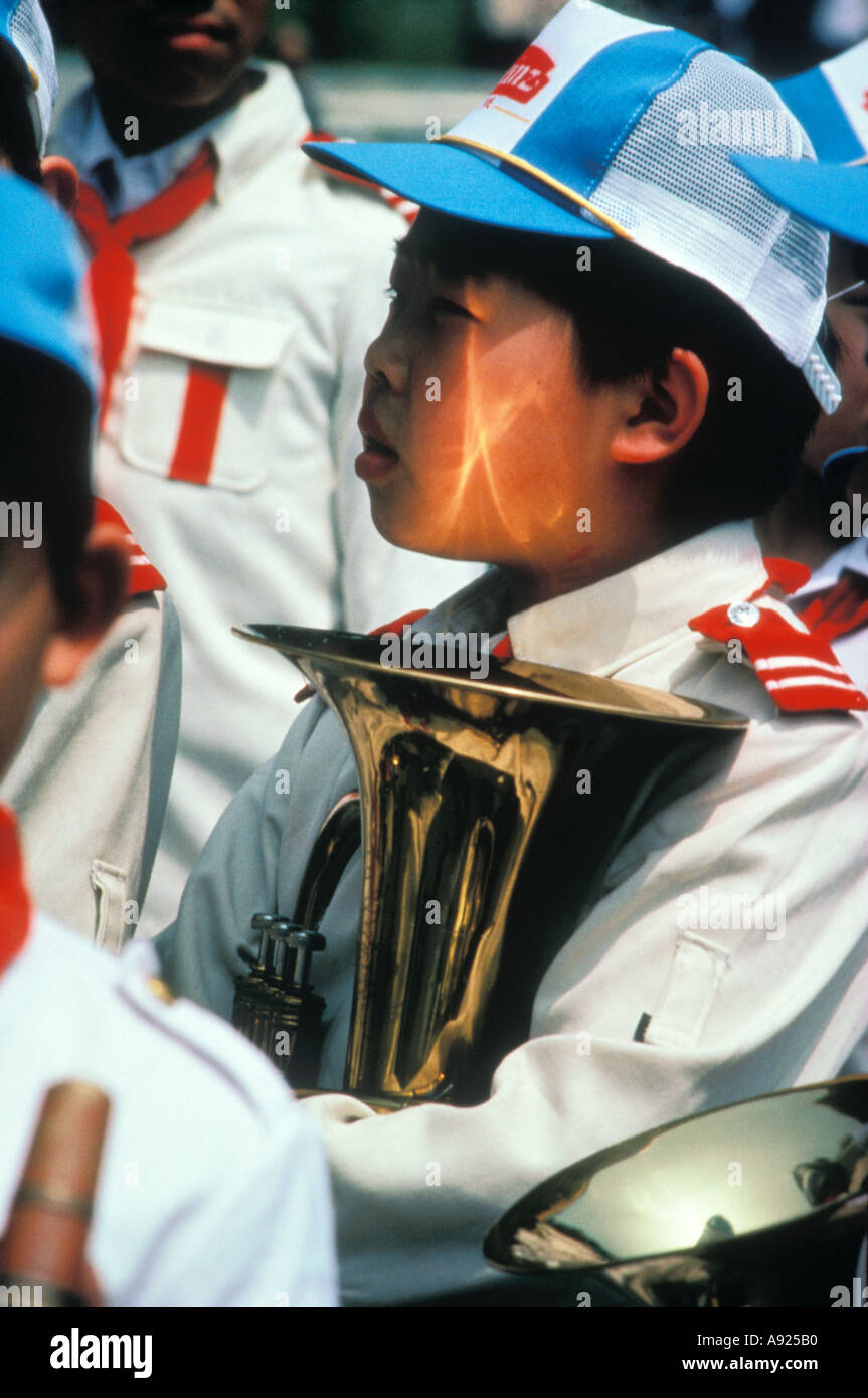 Chinese Bugle boy Stock Photo - Alamy