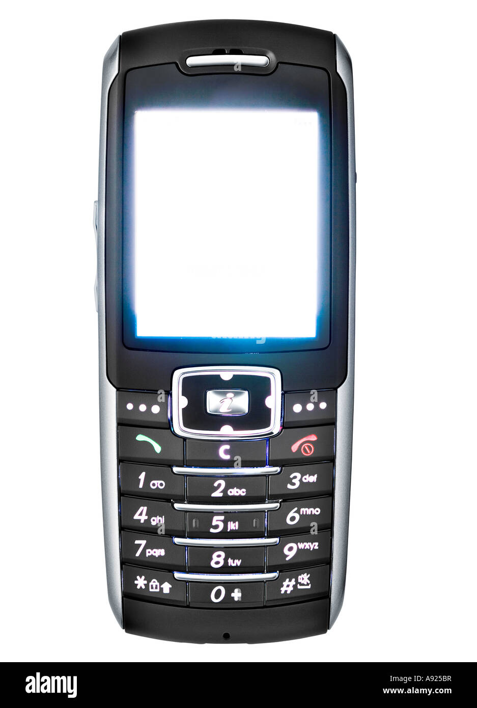 cell phone with a bright display Stock Photo - Alamy