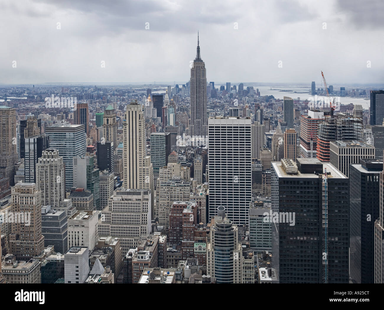 panoramic view from Rockefeller Center Stock Photo - Alamy