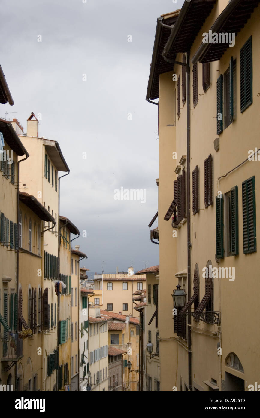 Narrow street in Arcetri, Florence, Italy, Europe Stock Photo - Alamy