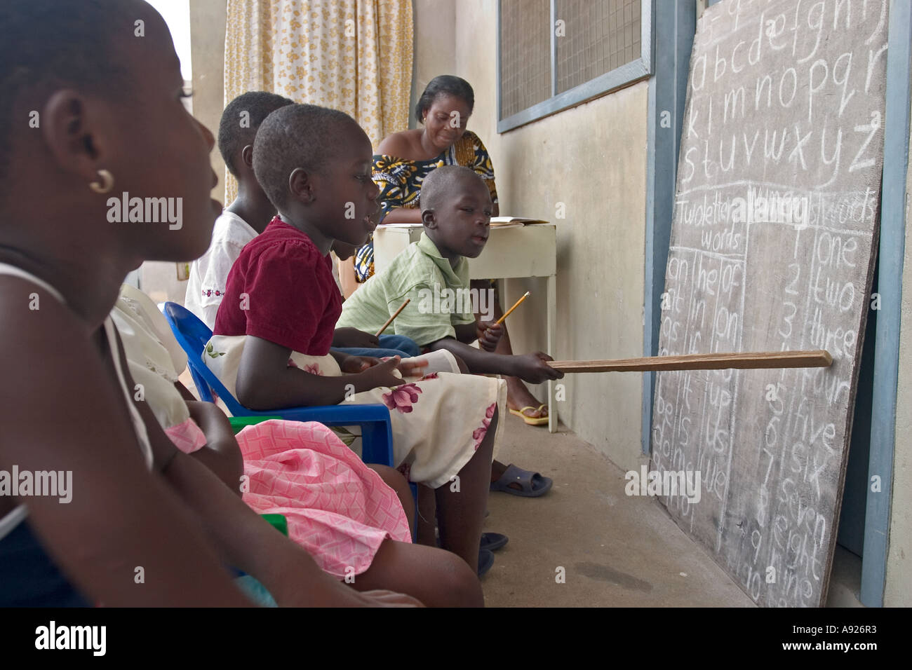 African children at school Akosombo Ghana West Africa Stock Photo - Alamy