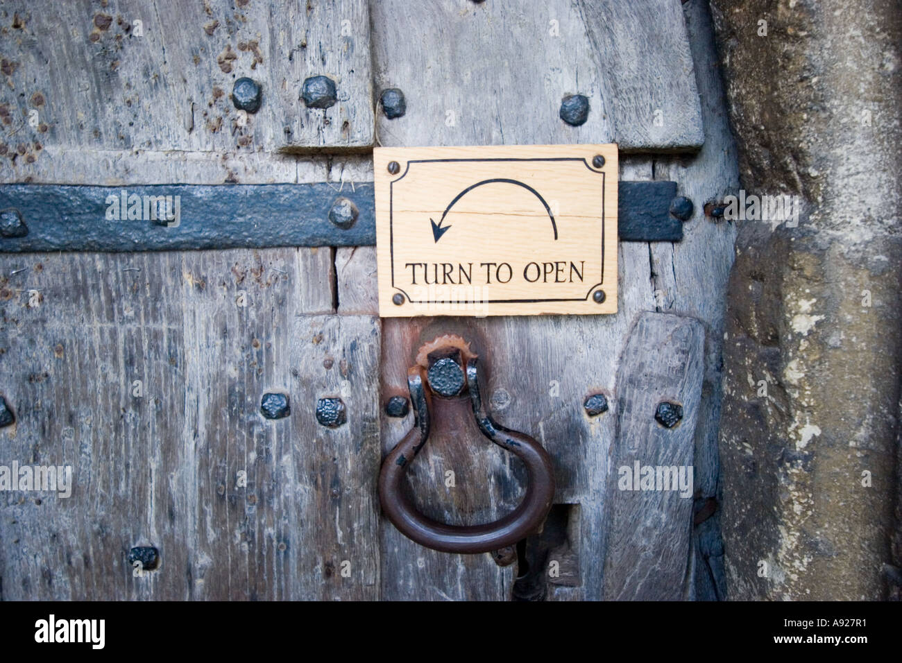 Church wooden open sign hi-res stock photography and images - Alamy