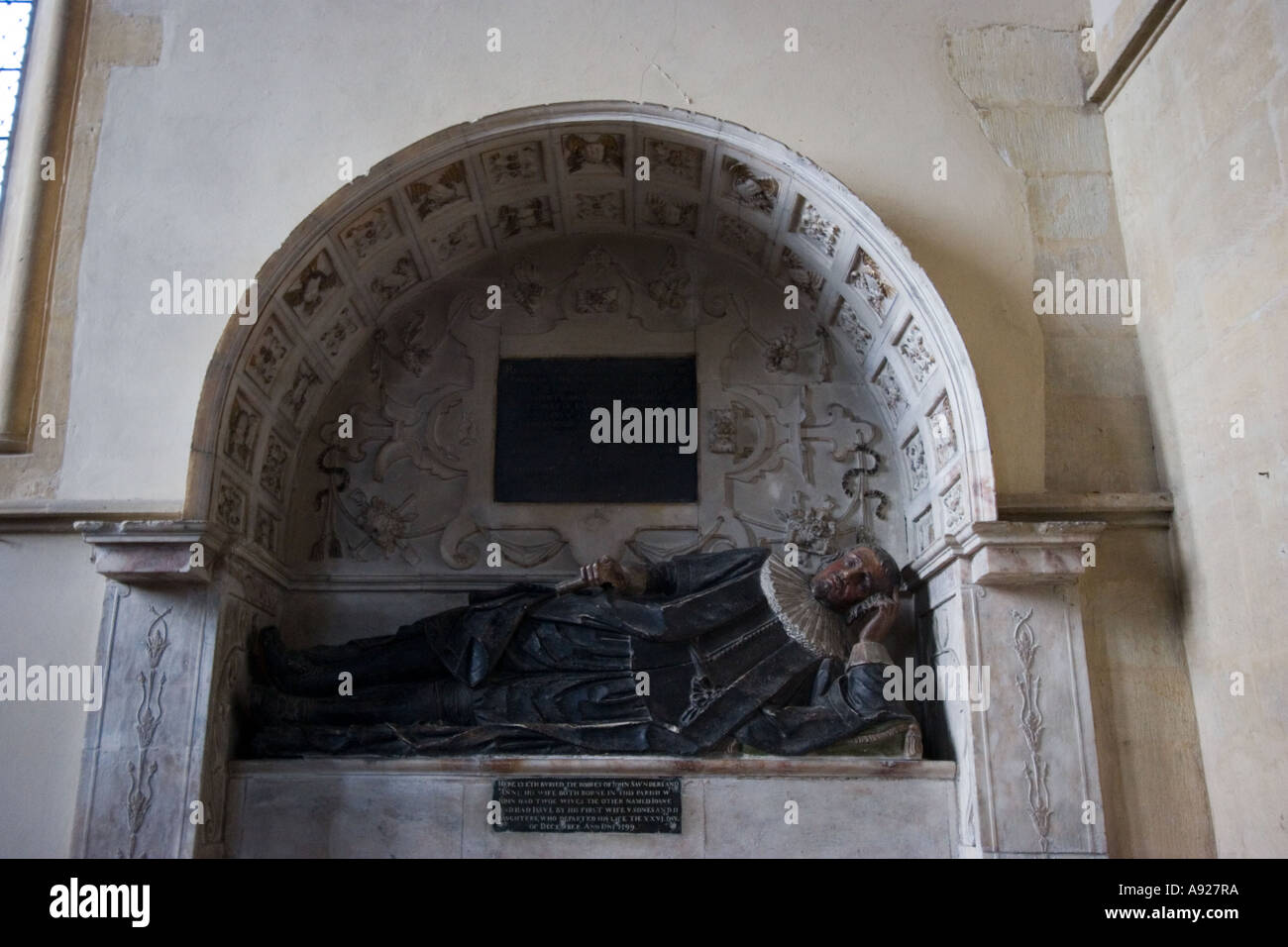 Interior of Uffington church in Oxfordshire Stock Photo - Alamy