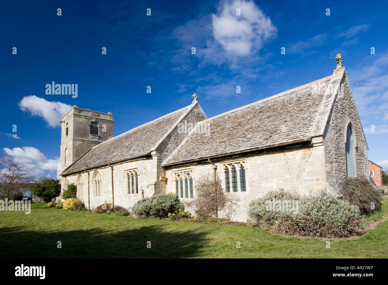 Church at Longcot Stock Photo - Alamy