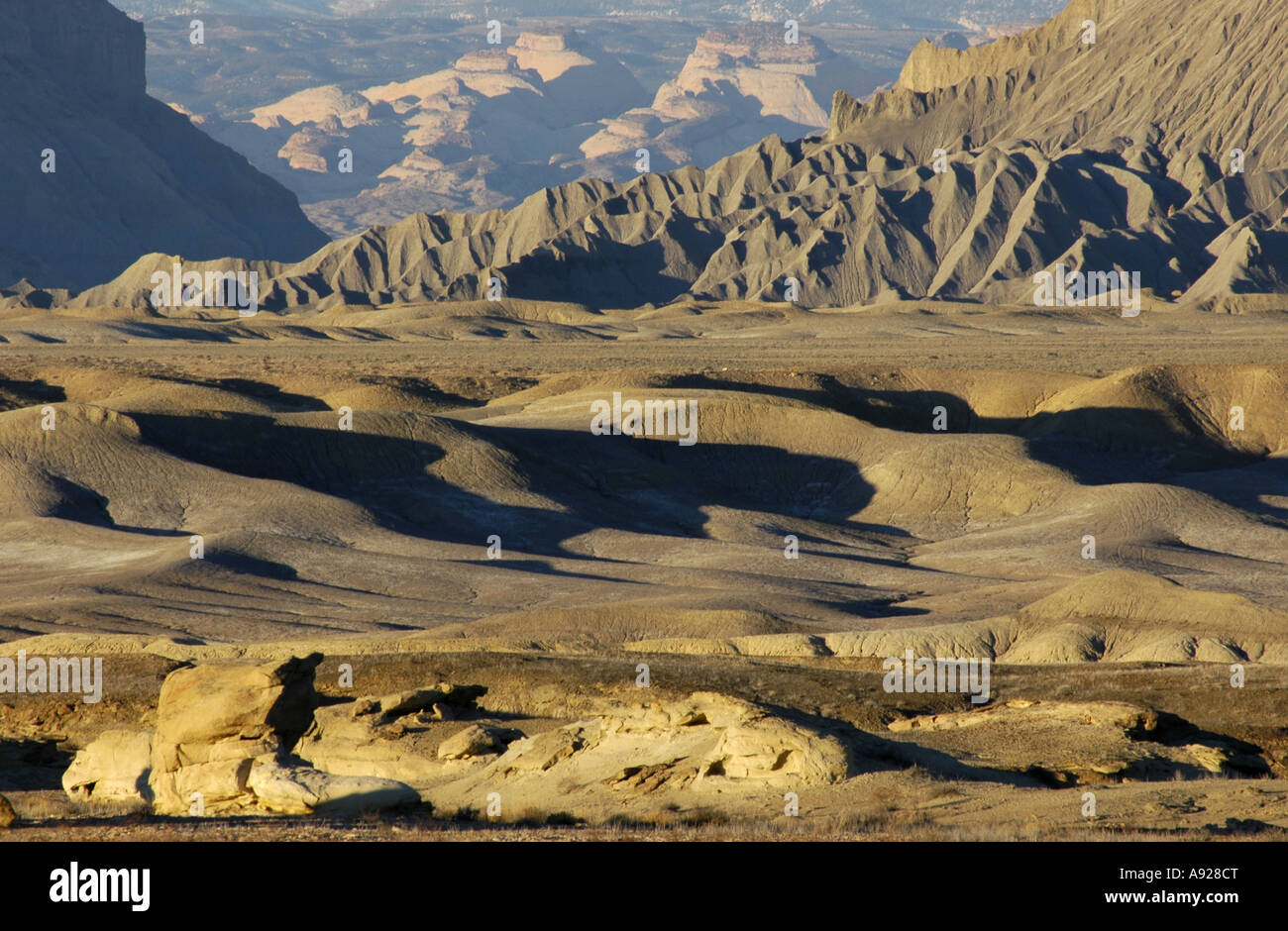 Desert view in Wayne county, Utah Stock Photo - Alamy