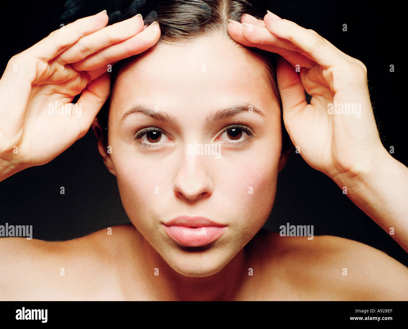 Pressing hands against glass hi-res stock photography and images - Alamy