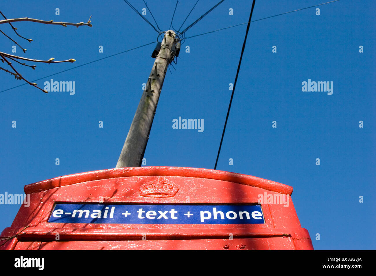Modern signs in the countryside hi-res stock photography and images - Alamy