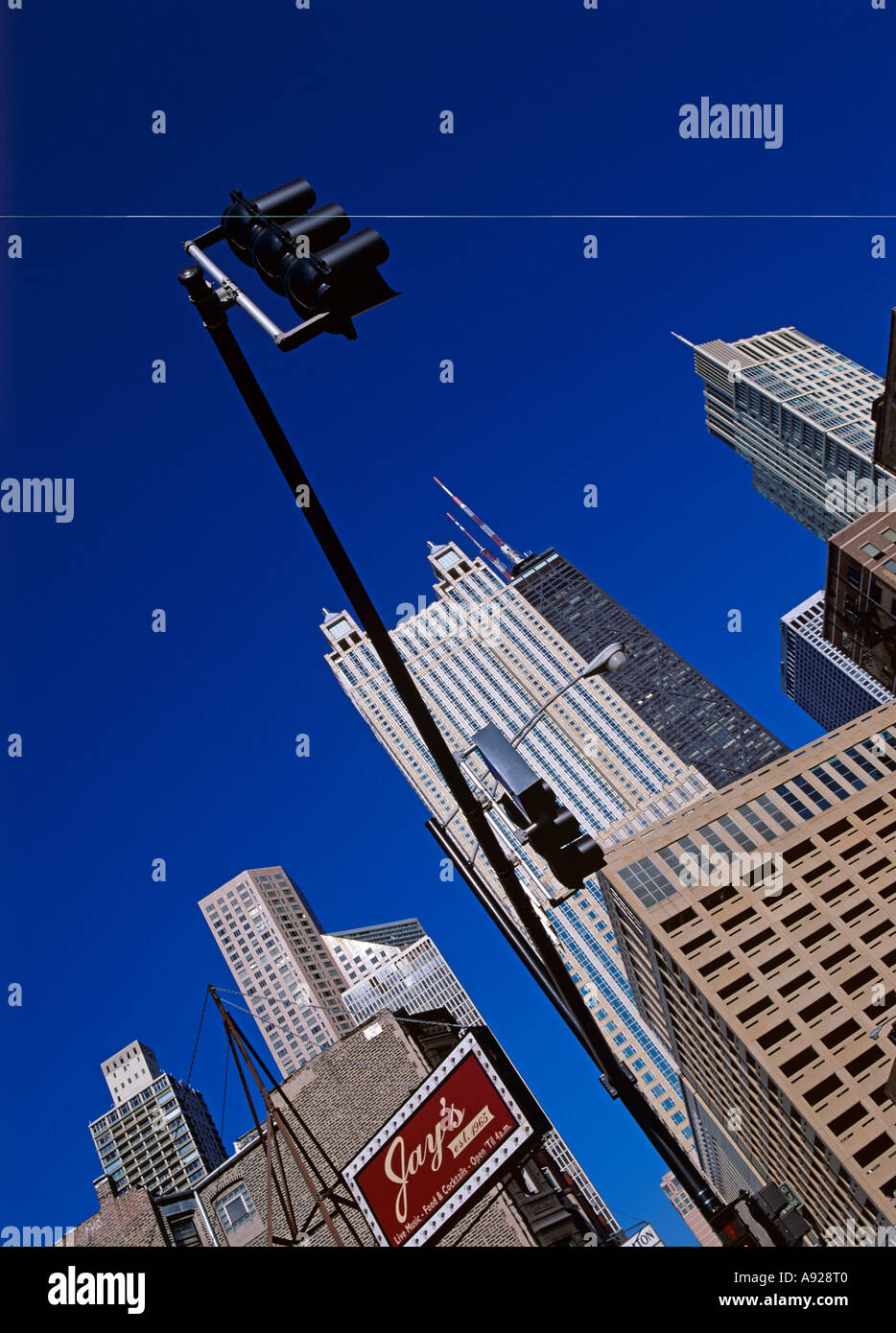 Street scene in Chicago, Illinois, USA Stock Photo - Alamy