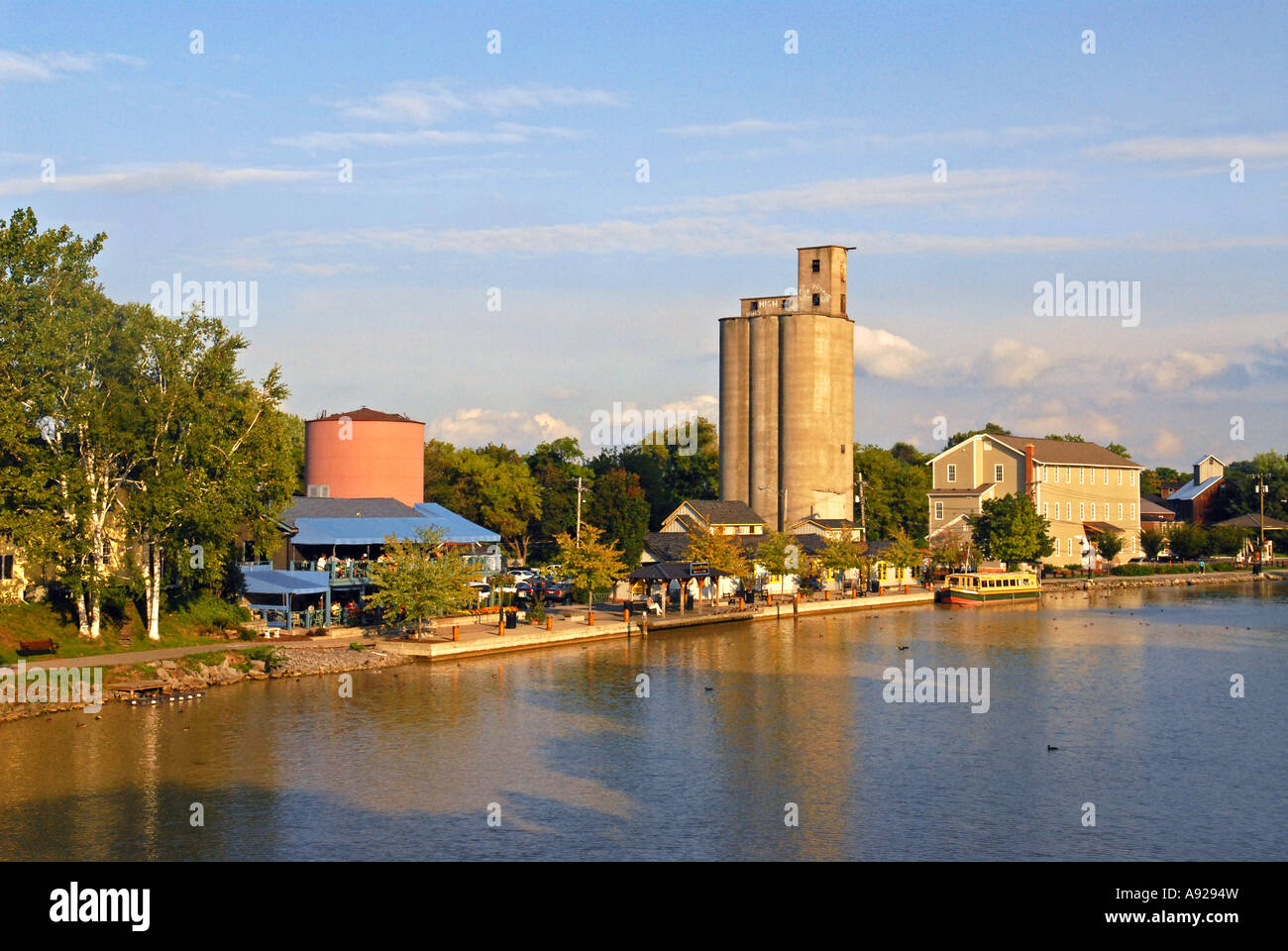 Town of Pittsford Erie Canal New York State United States of America ...