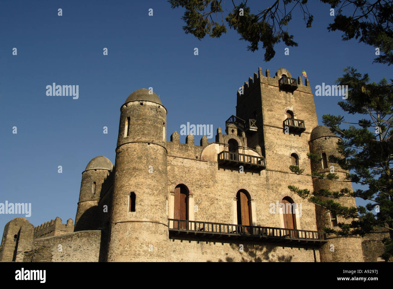 Fasilidas Castle, Royal Enclosure Gonder, Ethiopia, Africa Stock Photo ...