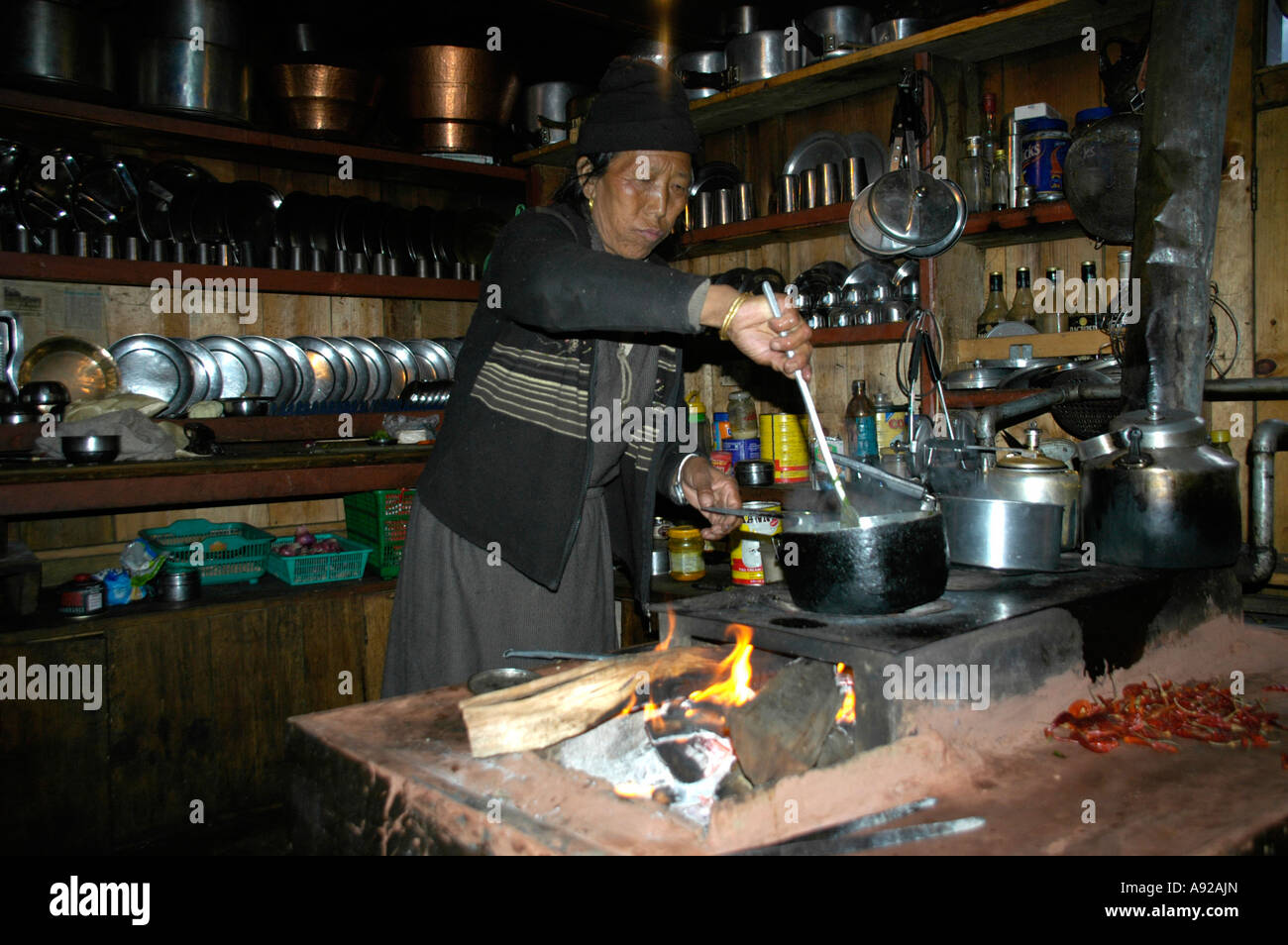 Nepali kitchen hi-res stock photography and images - Alamy