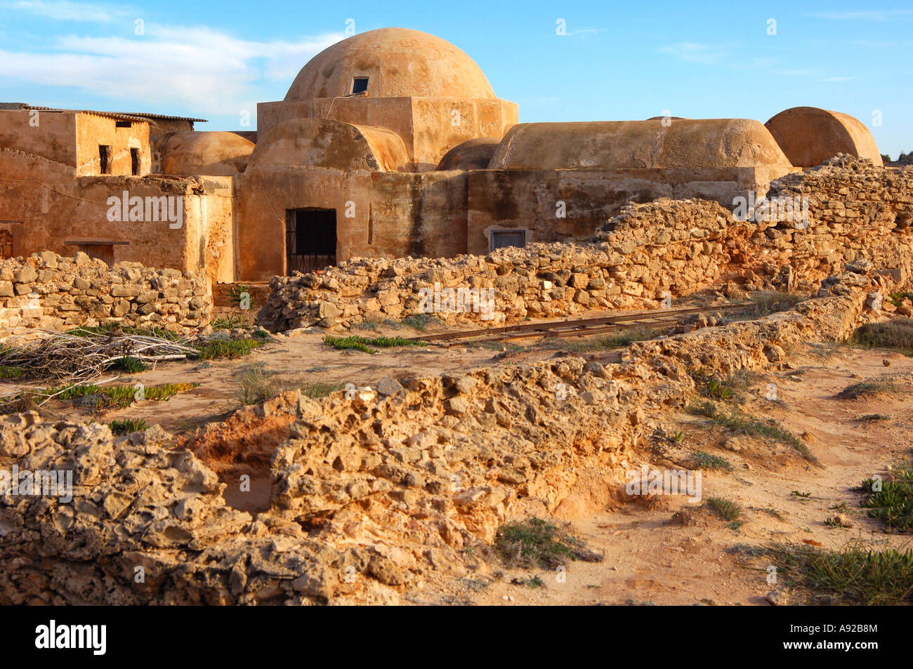 Dome, bathhouse, Roman Villa Silini, Villa Sileen, Leptis Magna Libya ...