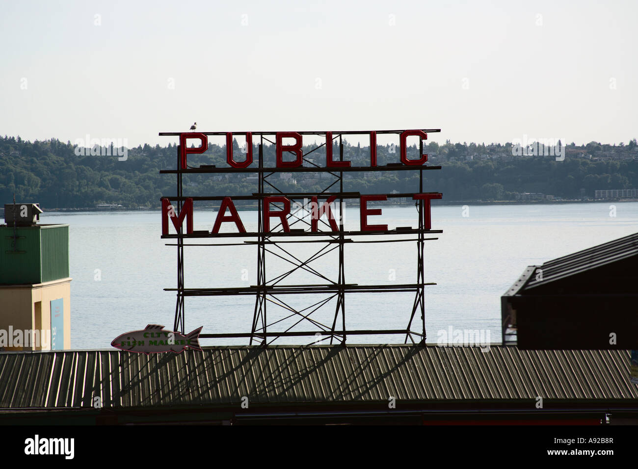 Sign public market pike hi-res stock photography and images - Alamy