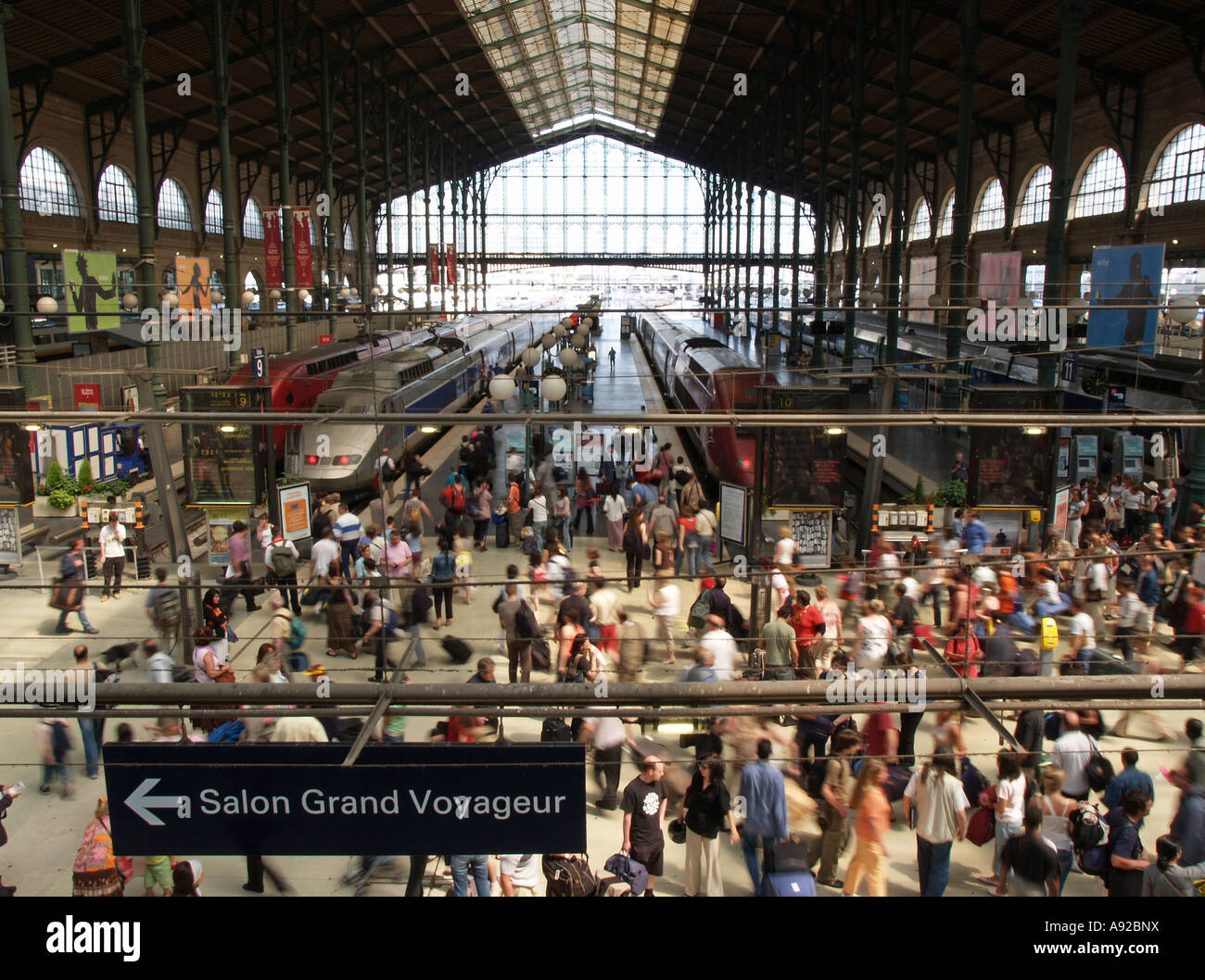 Gare du Nord, Central station, Paris, France Stock Photo - Alamy