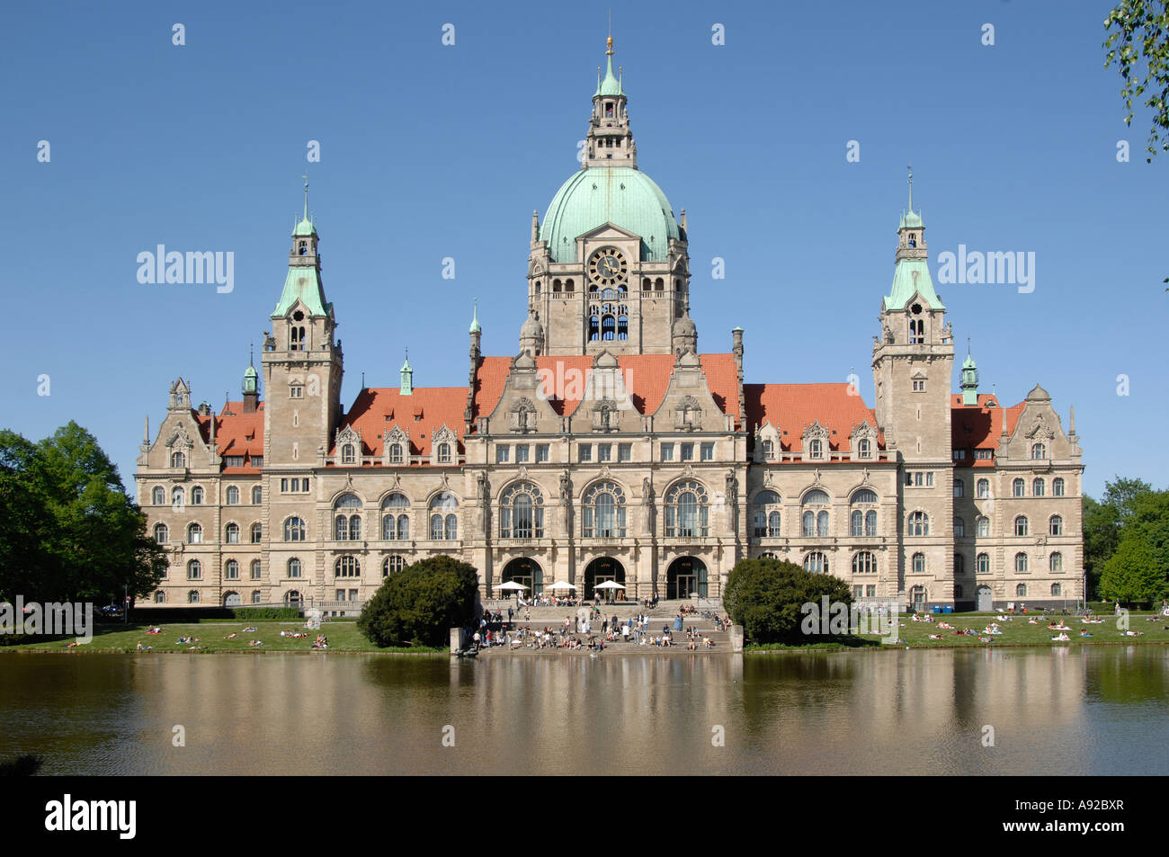 City hall, Hanover, Lower Saxony, Germany Stock Photo - Alamy