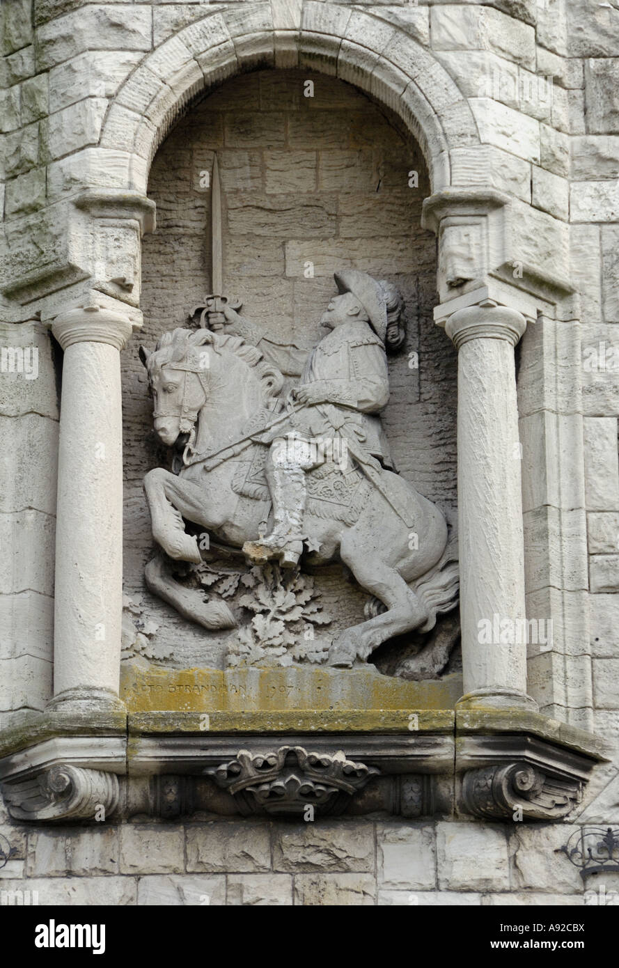 Monument for Swedish King Gustav II Adolf in Luetzen, Saxony-Anhalt ...