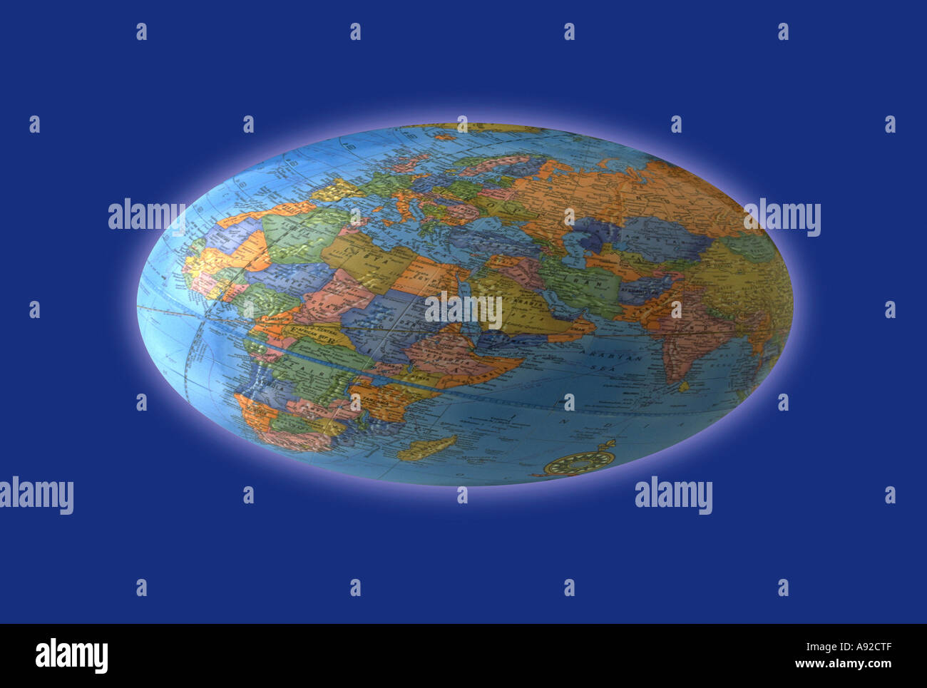 Illustration of a globe Stock Photo - Alamy