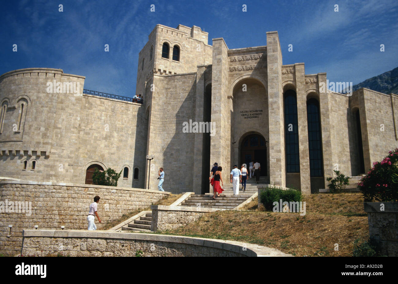 Albania the castle fortress of Kruja now museum Stock Photo - Alamy
