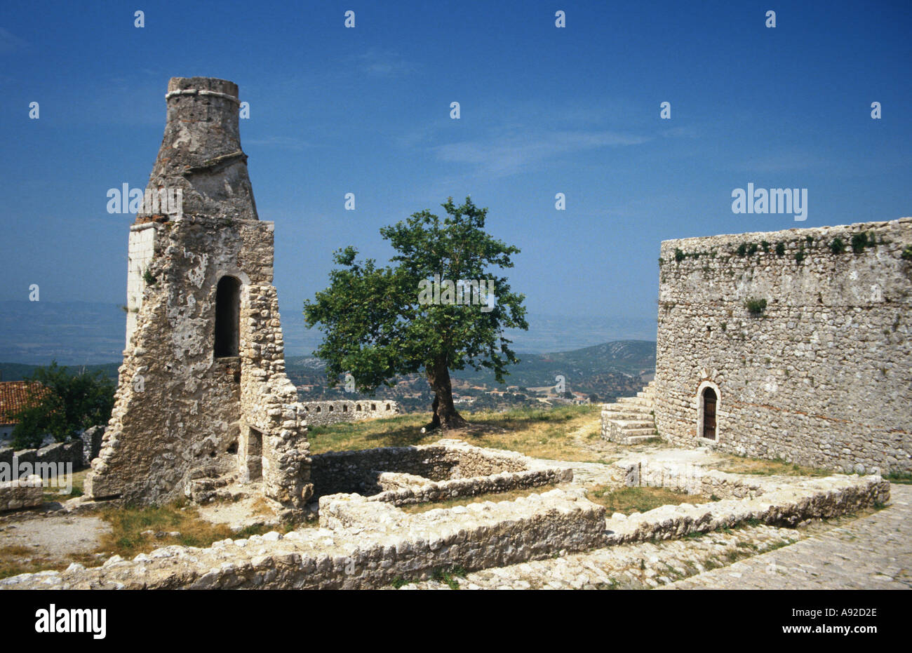 Albania the castle fortress of Kruja now museum Stock Photo - Alamy