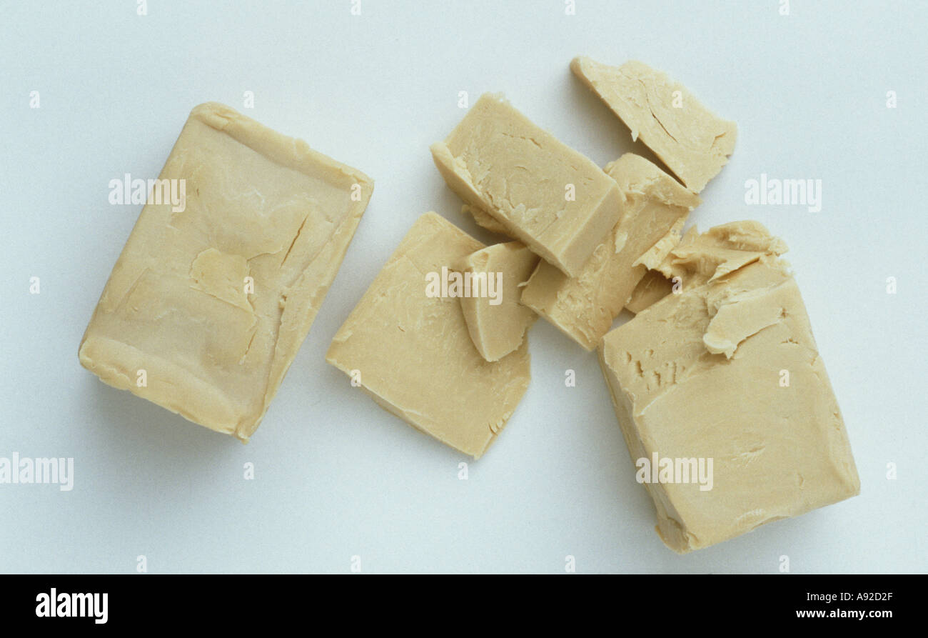 yeast food cubes Stock Photo - Alamy