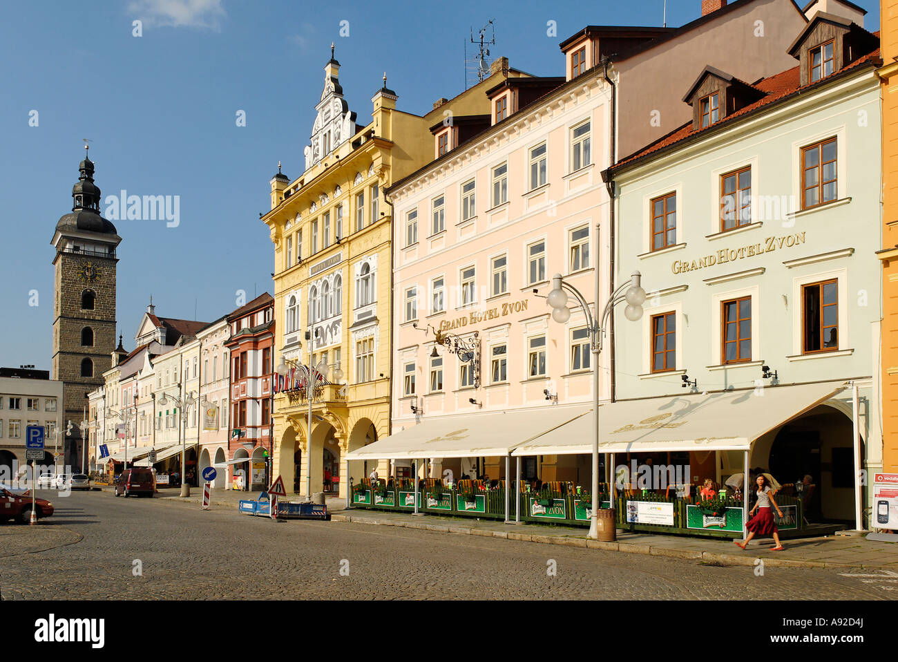 Historic old town of Ceske Budejovice, Budweis, Budvar, Bohemia, Czech ...