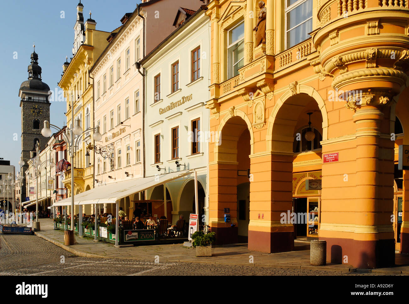 Historic old town of Ceske Budejovice, Budweis, Budvar, Bohemia, Czech ...