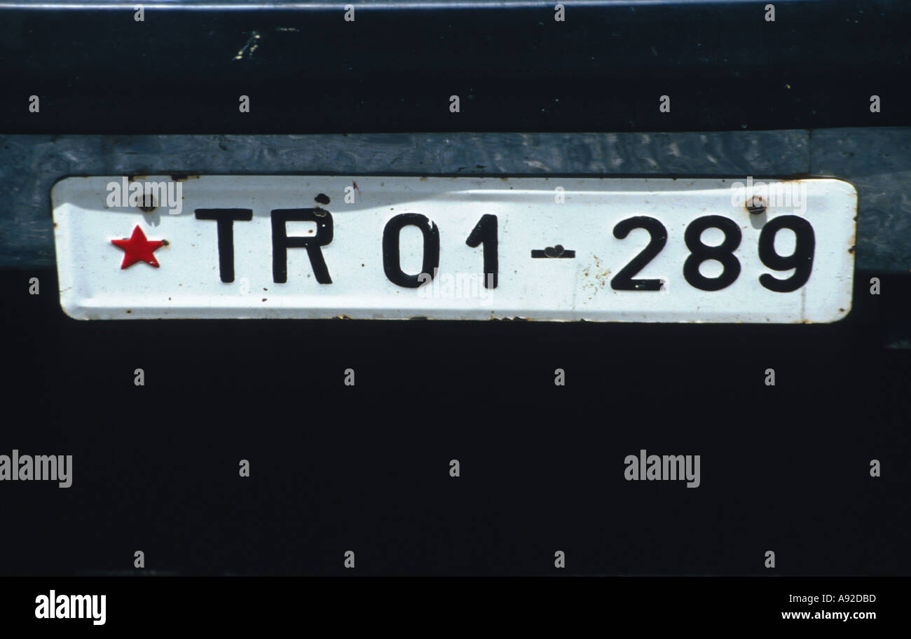 Albania car plate hi-res stock photography and images - Alamy