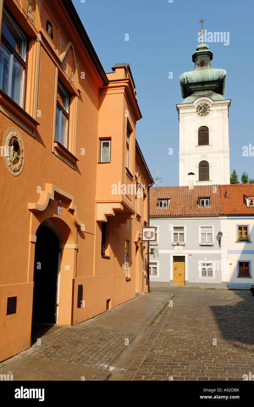 Historic old town of Ceske Budejovice, Budweis, Budvar, Bohemia, Czech ...