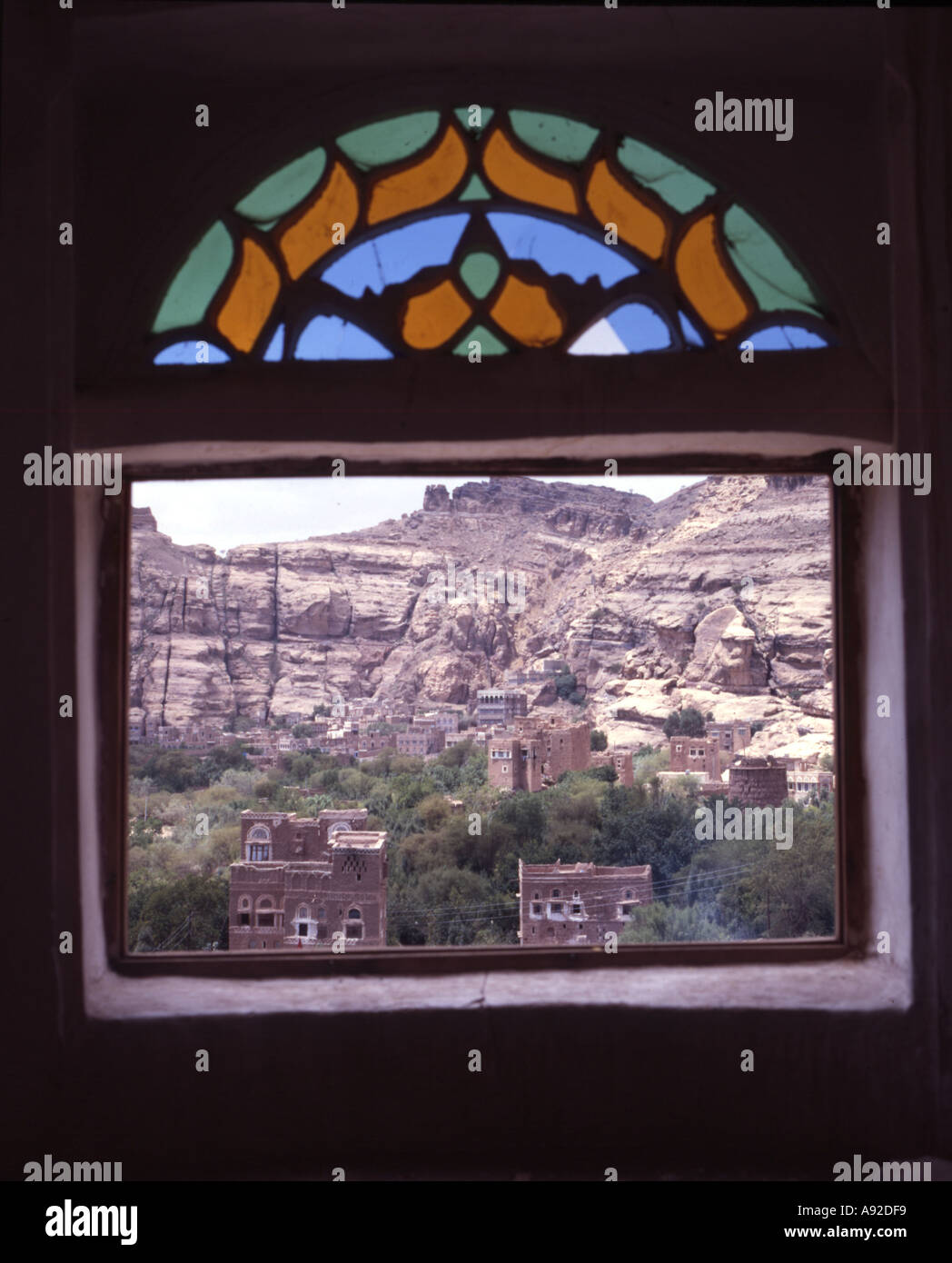 Yemen sanaa glass window hi-res stock photography and images - Alamy