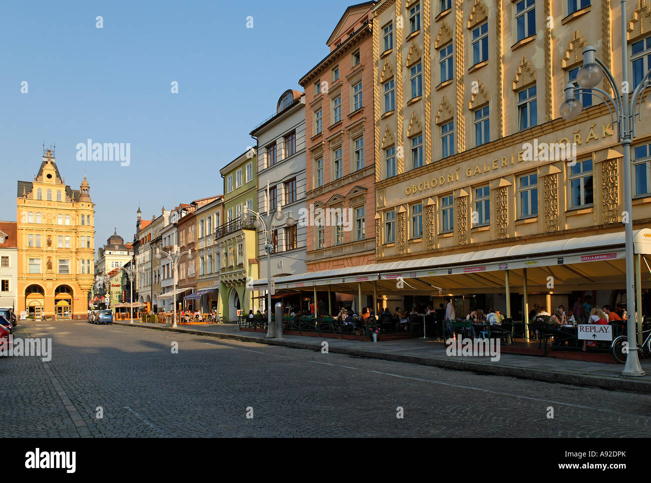 Historic old town of Ceske Budejovice, Budweis, Budvar, Bohemia, Czech ...