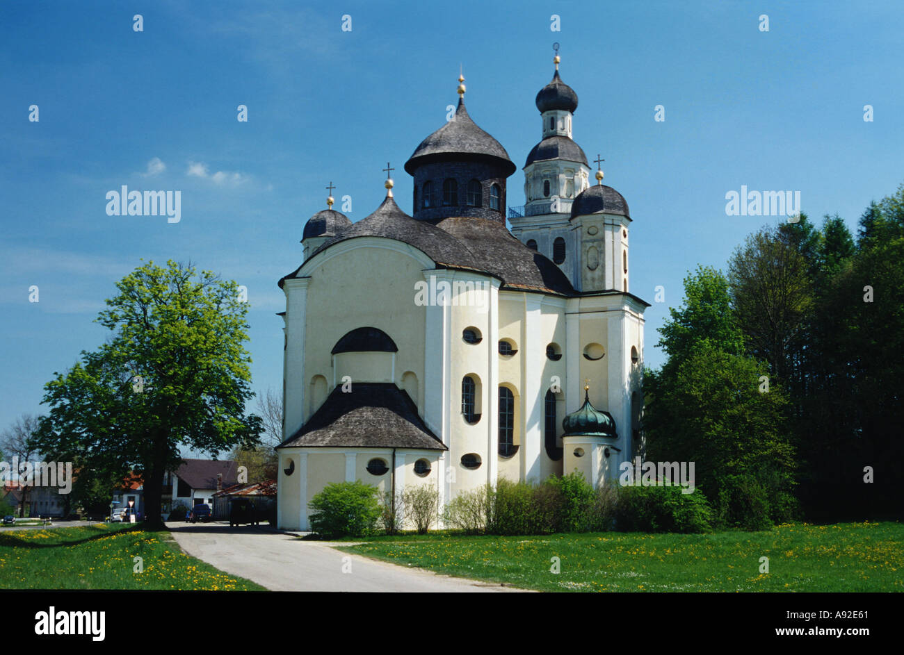Germany Bavaria Swabia the monastery Maria Birnbaum near Sielenbach ...