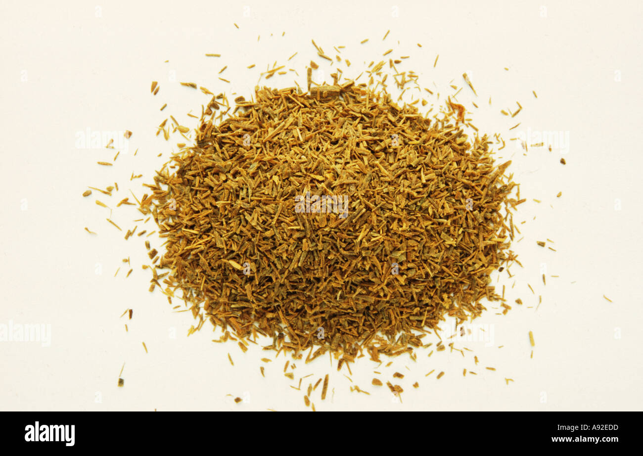 Medicinal plant spice Sumach sweet Samach bark bork Stock Photo - Alamy