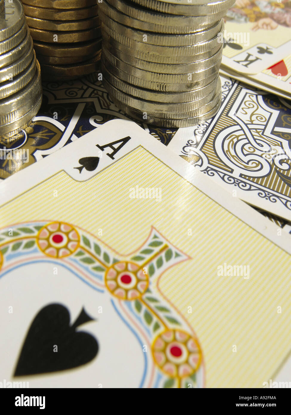 Ace of coins hi-res stock photography and images - Alamy