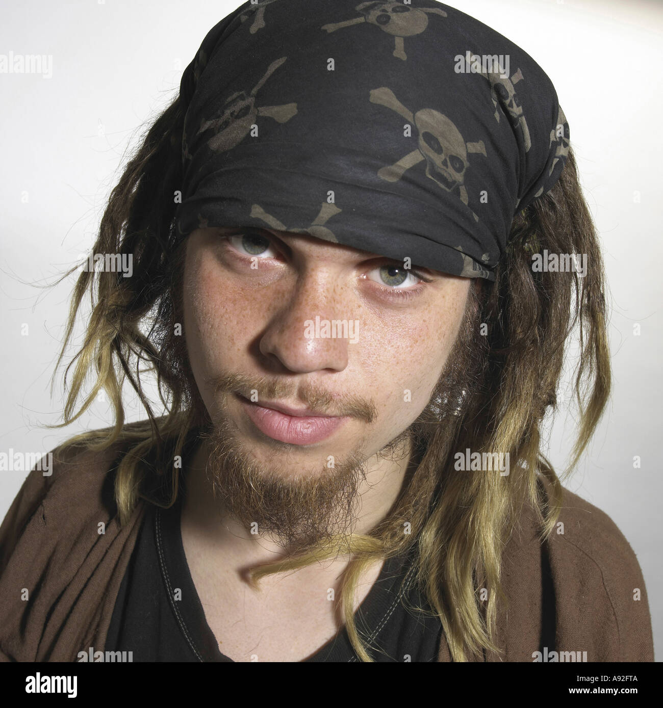 Portrait young man wearing bandana hi-res stock photography and images ...