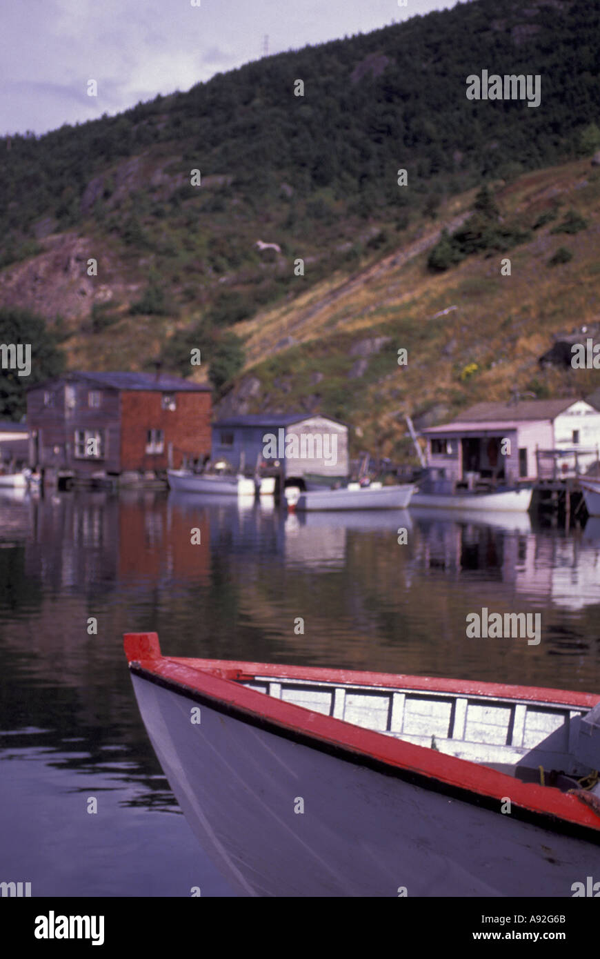 NA, Canada, Newfoundland, St. Johns. Quidi Vidi Island Stock Photo - Alamy