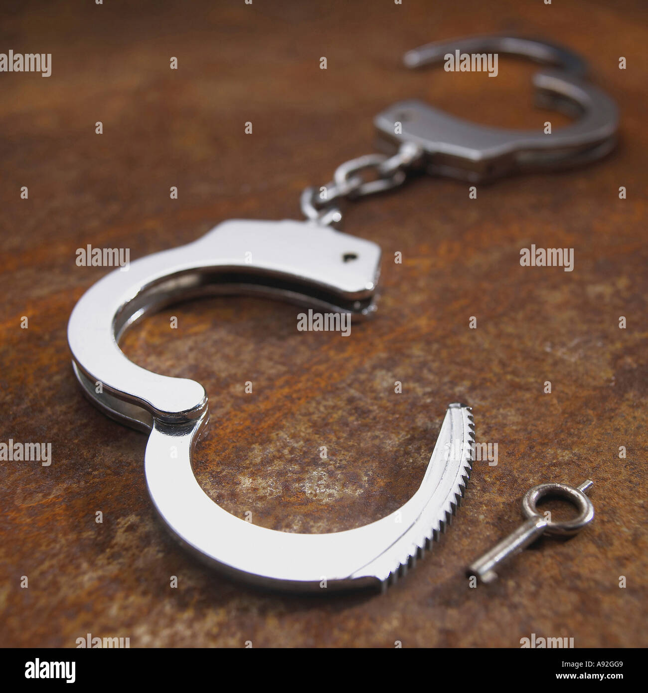 Close up handcuffs key hi-res stock photography and images - Alamy