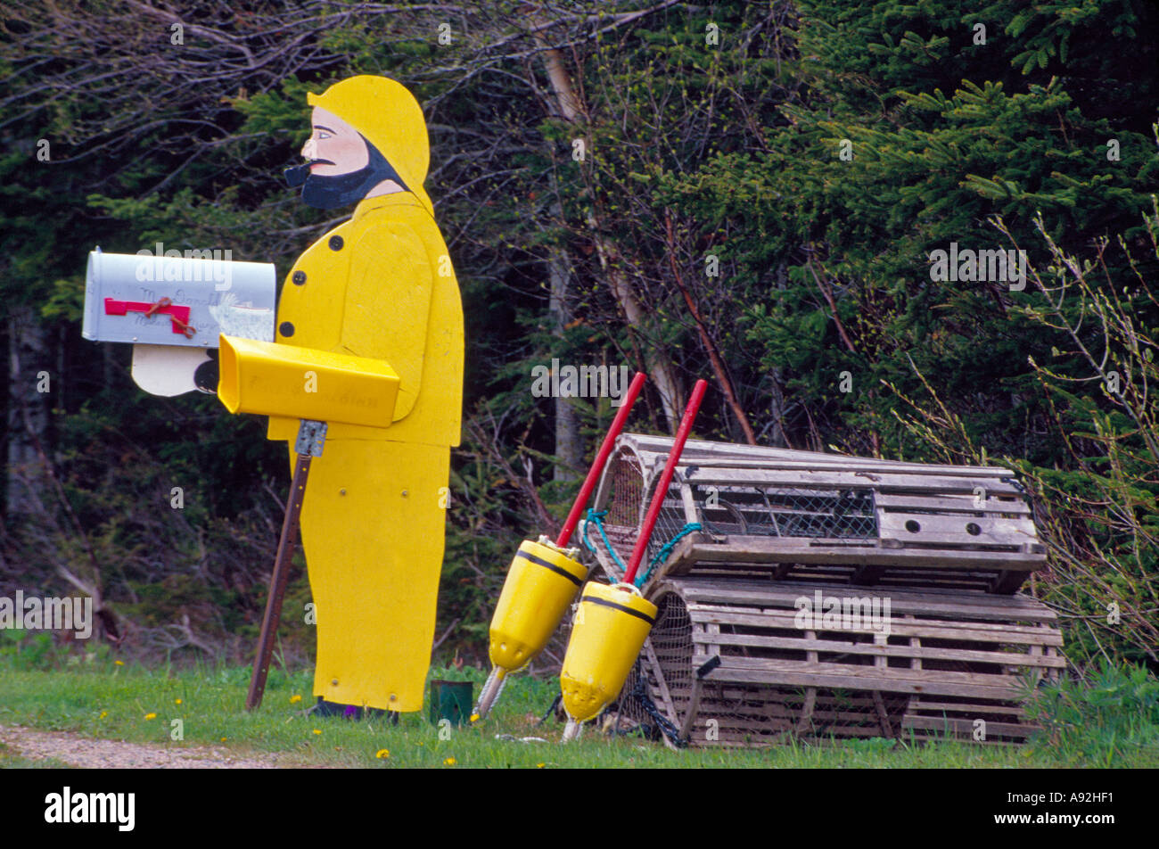 N.A. Canada, Prince Edward Island. A lobsterman's unique mailbox Stock ...