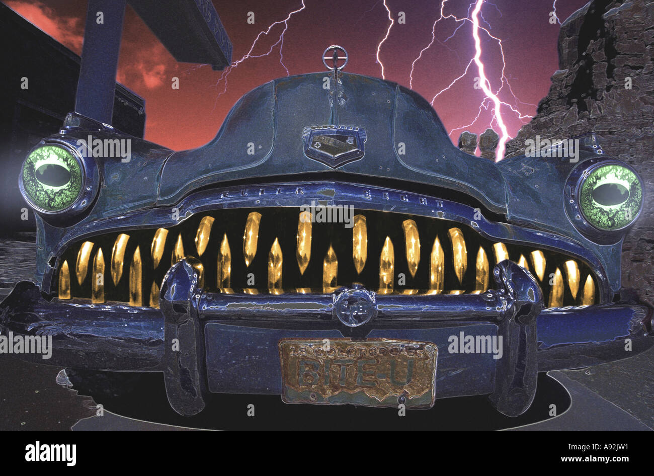Horror car hi-res stock photography and images - Alamy