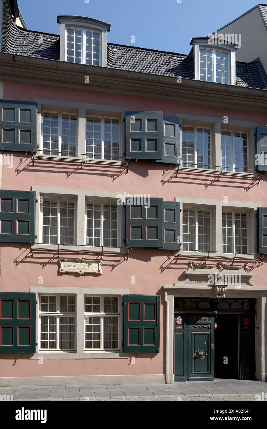 The house where Beethoven was born, Bonngasse, Bonn, NRW, Germany Stock ...
