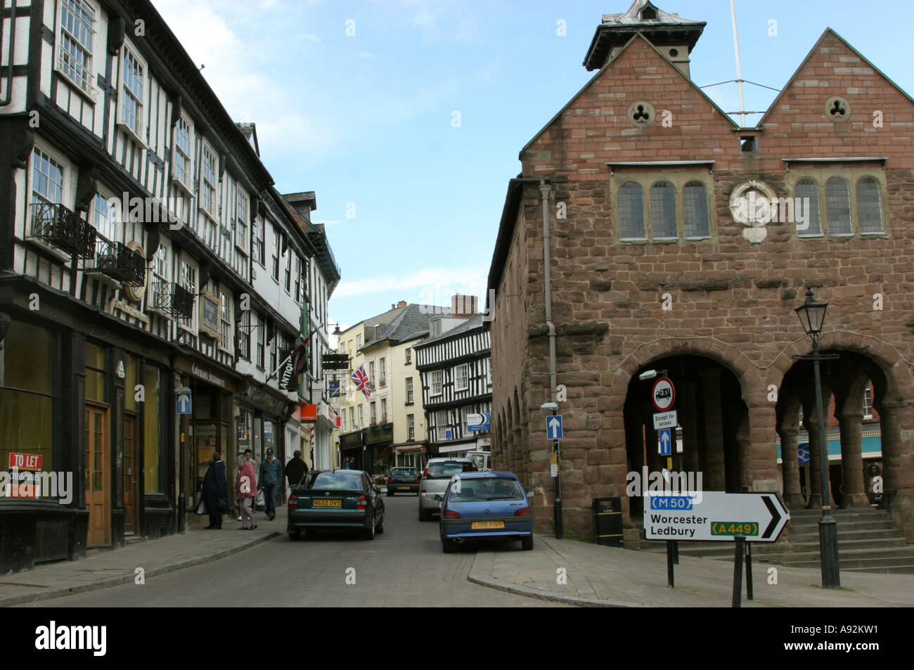 Ross on wye market hall hi-res stock photography and images - Alamy