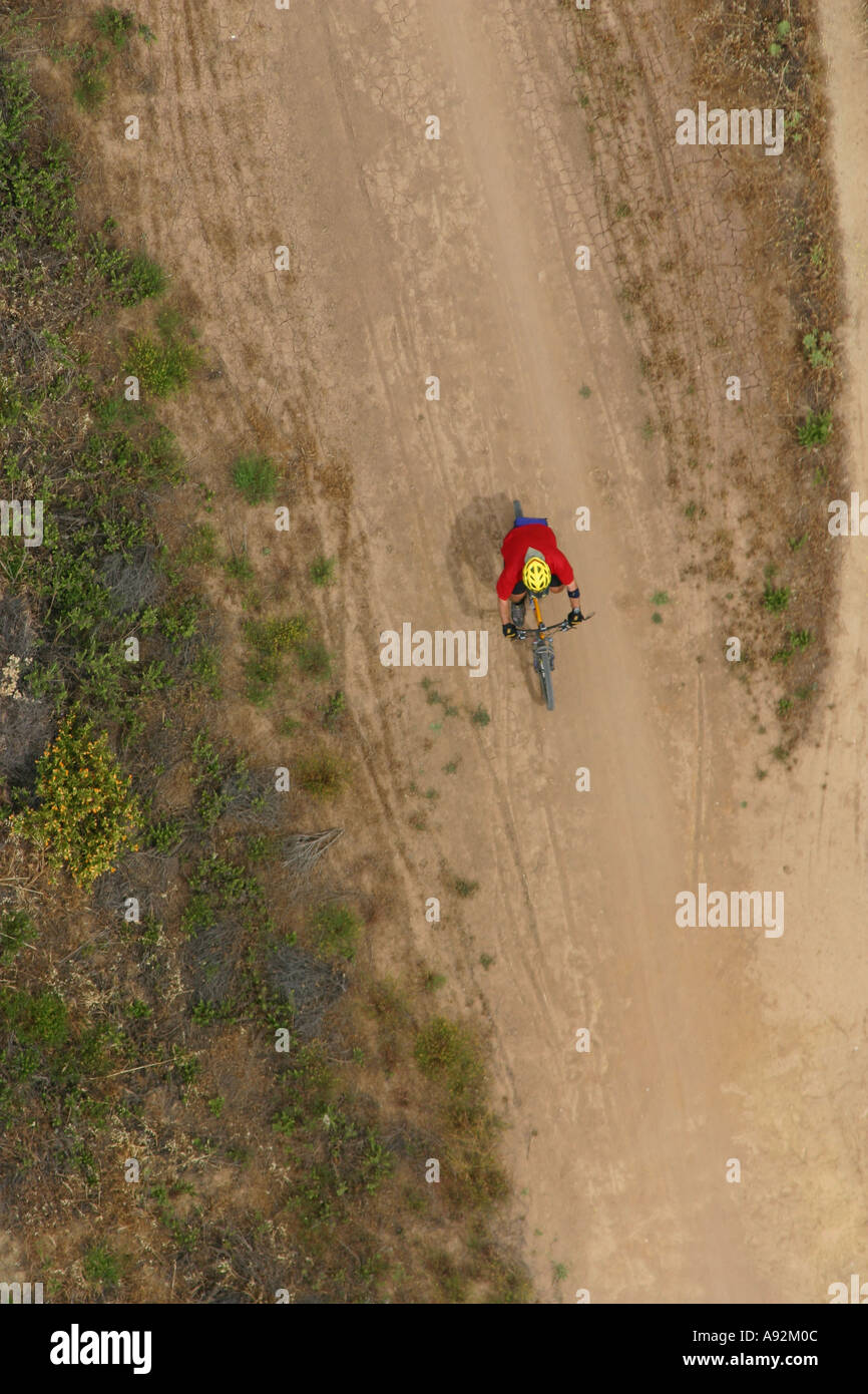 Bike mountain trail overhead hi-res stock photography and images - Alamy