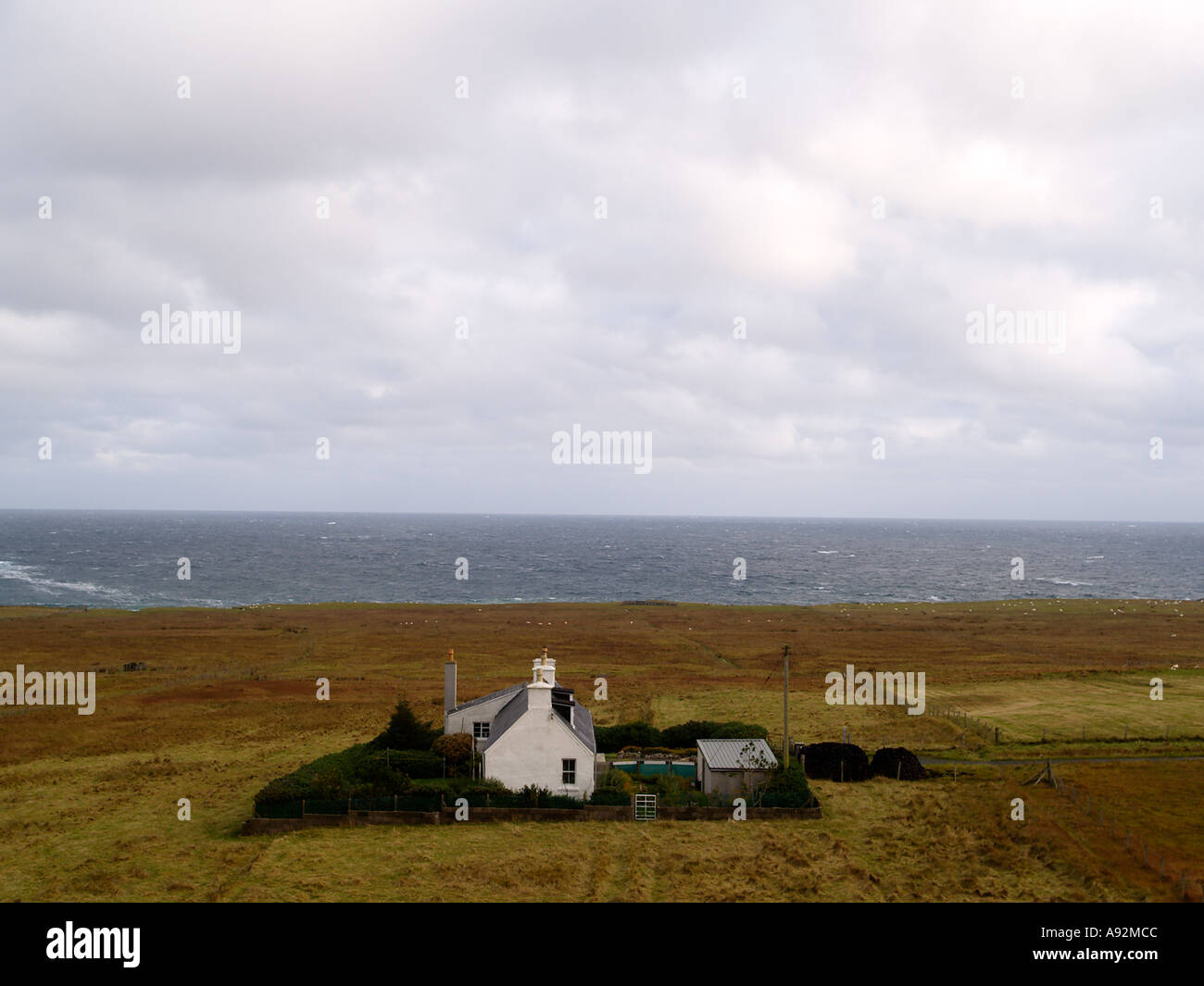 A croft house in the north of Lewis Stock Photo - Alamy