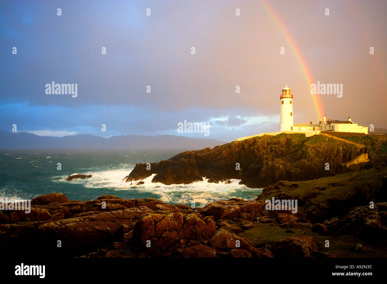 Rainbow and lighthouse hi-res stock photography and images - Alamy