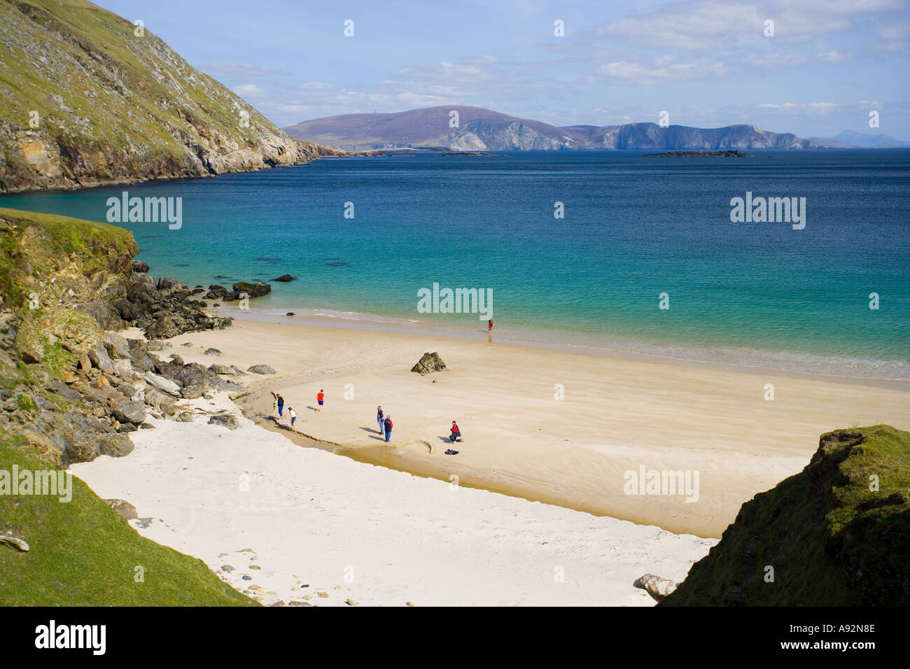 Keel Beach Achill Island Co Mayo Eire Stock Photo - Alamy
