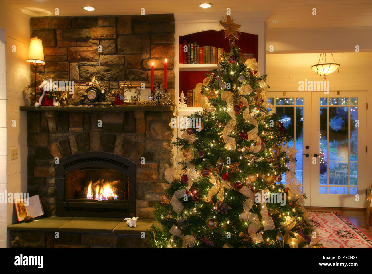 Christmas tree ceiling ceiling hi-res stock photography and images - Alamy